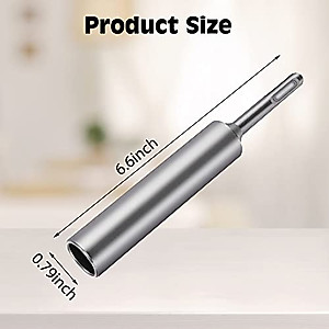 SDS Plus Ground Rod Driver: Hammer Drill Ground Rod Driver for 5/8" 3/4" Rotary Hammer 20MM Diameter SDS Plus Heavy Duty Grounding Rod