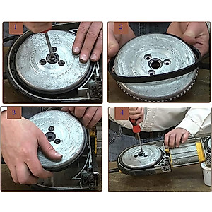 650721-00 Bandsaw Tires For Dewalt Band Saw Rubber Tires 514002079 A02807 DCS374 DWM120 More Band Saws model (2 Pack)