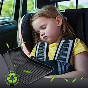 MIRAIDON Floor Mats for Tesla Model Y 2024-2020 with Cargo Liner, Deep Dish All Weather Floor Mats with TPE Cargo Trunk Accessories, Custom Floor Mats for Tesla Model Y (Set of 6, No Fit 7-Seat)