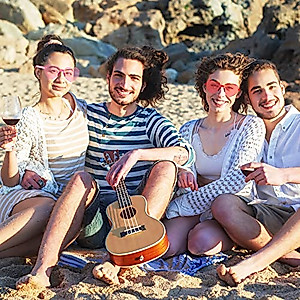 FUNUPUP 12 Pairs Heart Shaped Sunglasses Bulk Rimless Heart Shaped Glasses for Women Bachelorette Party