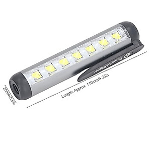 Pocket Penlight, Impact Resistant Portable Aluminum Alloy LED Pen Light for Nurses for Throat Examination