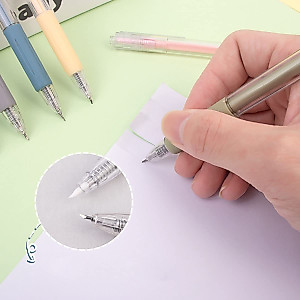 Fortunemee Craft Exacto Knife Craft Cutting Tool Paper Cutter Knife Pen Retractable Hobby Knife Blade Art Utility Precision Paper Cutting Carving Tool w/ Pocket Clip for DIY Drawing Scrapbooking Tools