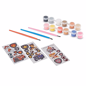 Melissa & Doug PAW Patrol Craft Kit - 3 Decorate Your Own Pup Figurines - Painting Kit, Toy Figures, Arts And Crafts Activity For Kids Ages 6+