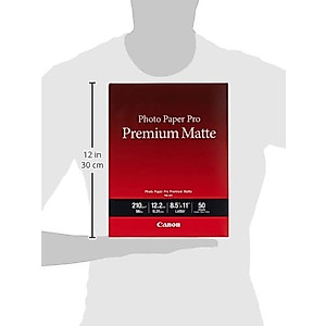 Canon PM-101 Photo Paper Pro Premium Matte (8.5 x 11", 50 Sheets)
