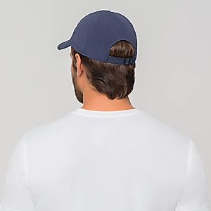 UV.LINE Men's & Women's UV PRO Cap - Sun Protection Hats for Outdoor Sports - Maximum Protection with Permanent UPF50+ (Navy Blue)