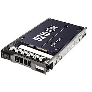 Micron 5210 ION 1.92TB Enterprise Solid State Drive Bundle with 2.5 inch Drive Tray Compatible with Dell PowerEdge R620, R630, R720, R720XD, R730, R730XD, R420, R430, T620, and T630 Servers