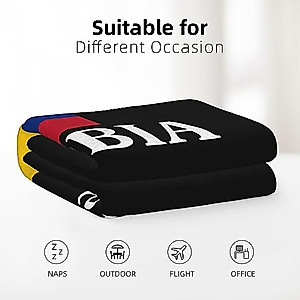 I'm Not Yelling I'm Colombia Colombian Flag Ultra Soft Ultra-Fine Wool Linen Blanket Sofa Bed Women Men