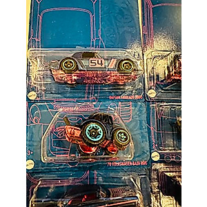 Hot Wheels 2022 - Pearl & Chrome Series 2 - Set of 5 - with Out Chase - Skyline 2000 GT-R, Fairlady Z, Baja Bug, 53 Chevy, Manga Tuner - Ships Bubble Wrapped in a Box