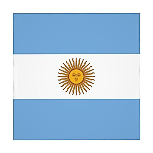LIICHEES Flag of Argentina Tablecloth Kitchen Dining Room 54"x54" Square Washable Table Cover Outdoor Garden Picnic Tablecloths