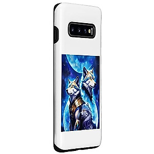Galaxy S10 Cosmic Wolves, Sci Fi Wolf, Space, animals Case
