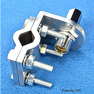 Workman Double Groove CB Radio Antenna Mount W/ SO239 Stud BRV1