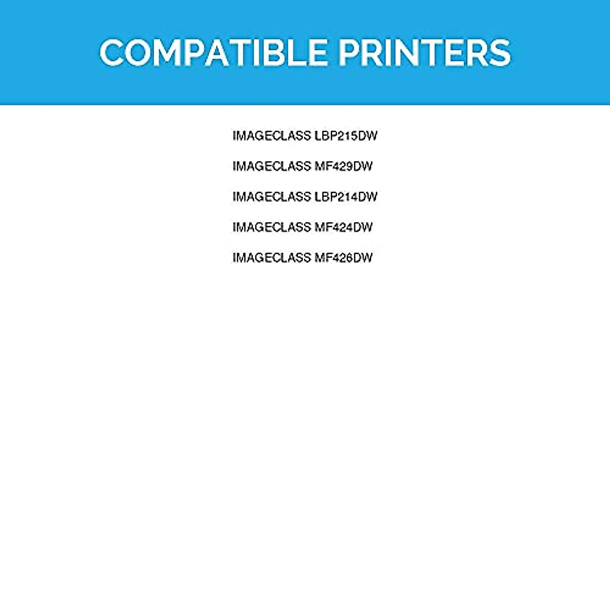 LD Products Compatible Toner Cartridge Replacement for Canon 052 2199C001 (Black, 2-Pack) for use with ImageCLASS LBP214dw, LBP215dw, MF424dw, MF426dw and MF429dw