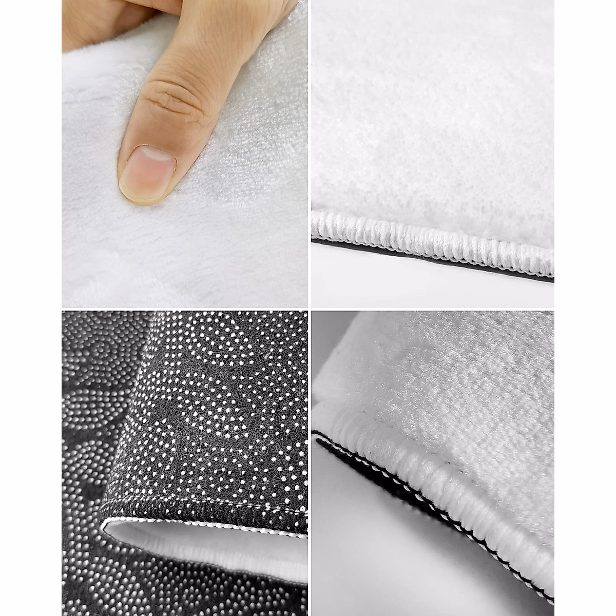 Graduation Cap Fluffy Round Area Rug Carpets 3ft, Plush Shaggy Carpet Soft Circular Rugs, Non-Slip Fuzzy Accent Floor Mat for Living Room Bedroom Nursery Home Decor Star Black Gold Grey