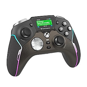 Turtle Beach Stealth Ultra High-Performance Wireless Gaming Controller Licensed for Xbox Series X|S, Xbox One, Windows PC & Android – LED Dashboard, Charge Dock, RGB Lighting, 30-Hr Battery, Bluetooth, Black