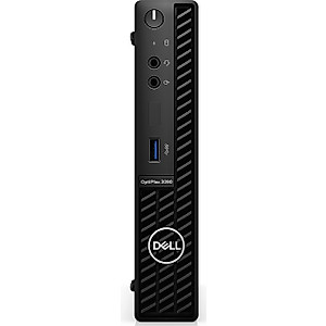 Dell OptiPlex 3090 Micro Home & Business Mini Desktop (Intel i5-10500T 6-Core, 8GB RAM, 2TB HDD (2.5), Intel UHD 630, WiFi, Bluetooth, USB 3.2, Display Port, Black, Win 11 Home) (Renewed)