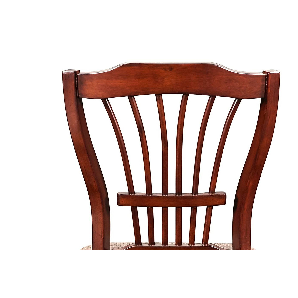 Liveasy Furniture Dining Room Set with Oval Extendable Dining Table and Chairs in Espresso (Dining for 6)