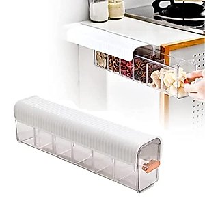 Punch-Free Multi-functional Storage Box, Clear Wall Mounted Drawer Organizer,Wall-Mounted Storage Box, Underwear Panties Socks Data Cable Closet Organizer (36x8.3x10.7cm/14.2x3.3x4.2in) (White)