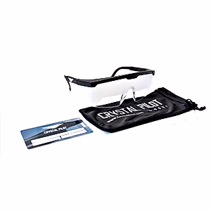 Crystal Pilot IFR View Limiting Device and Bag Tag with Light Gun Signals