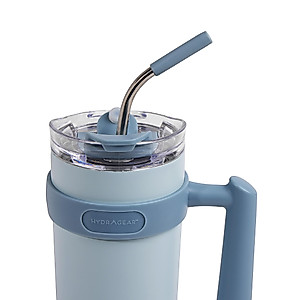 Hydragear Juno Stainless Steel Tumbler with 2-in-1 Lid and Reusable Straw - 40 Oz - Harbor Powder Coat