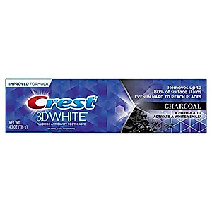 Crest, Toothpaste 3D White Charcoal, 4.1 Ounce