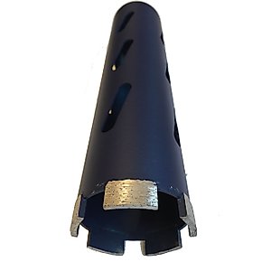 2-1/4-Inch Laser Welded Dry Diamond Core Drill Bits for Cutting Concrete and Asphalt, 2-1/4" Diameter x 11" Length