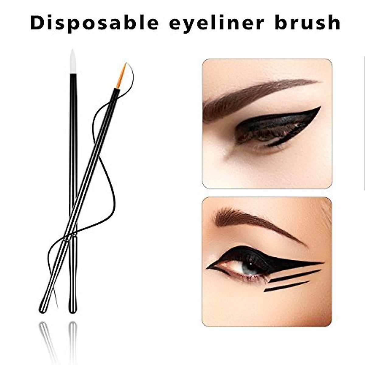 Disposable Mascara Wands Makeup Applicators - Mascara Brushes Lipstick Applicators Eyeliner Brushes BTArtbox 300PCS Makeup Applicators Brushes Tools Kit