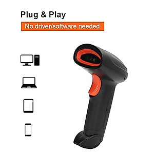 Compact and Portable High Performance Barcode Scanner Wide Application withfor Tablet iPhoneAndroid iOS PC POS