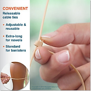 Roving Cove Stair Banister Guard 10ft x 3ft, Railing Safety Net for Baby Proofing, Child Safety Gate Cover, Balcony Mesh Netting, Ebony Black