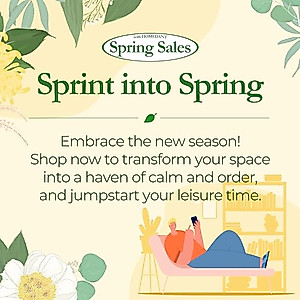 HOMEDANT House Z-Beam White 48" Wide Heavy Duty Garage Storage Shelving Adjustable 5-Tier Metal Shelves Laminated Organization Shelf Industrial Utility Rack Pantry Shed Warehouse Office Store 1Pack