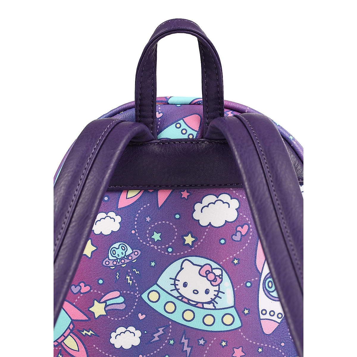 Loungefly Hello Kitty Spaceships Print Mini Backpack Standard