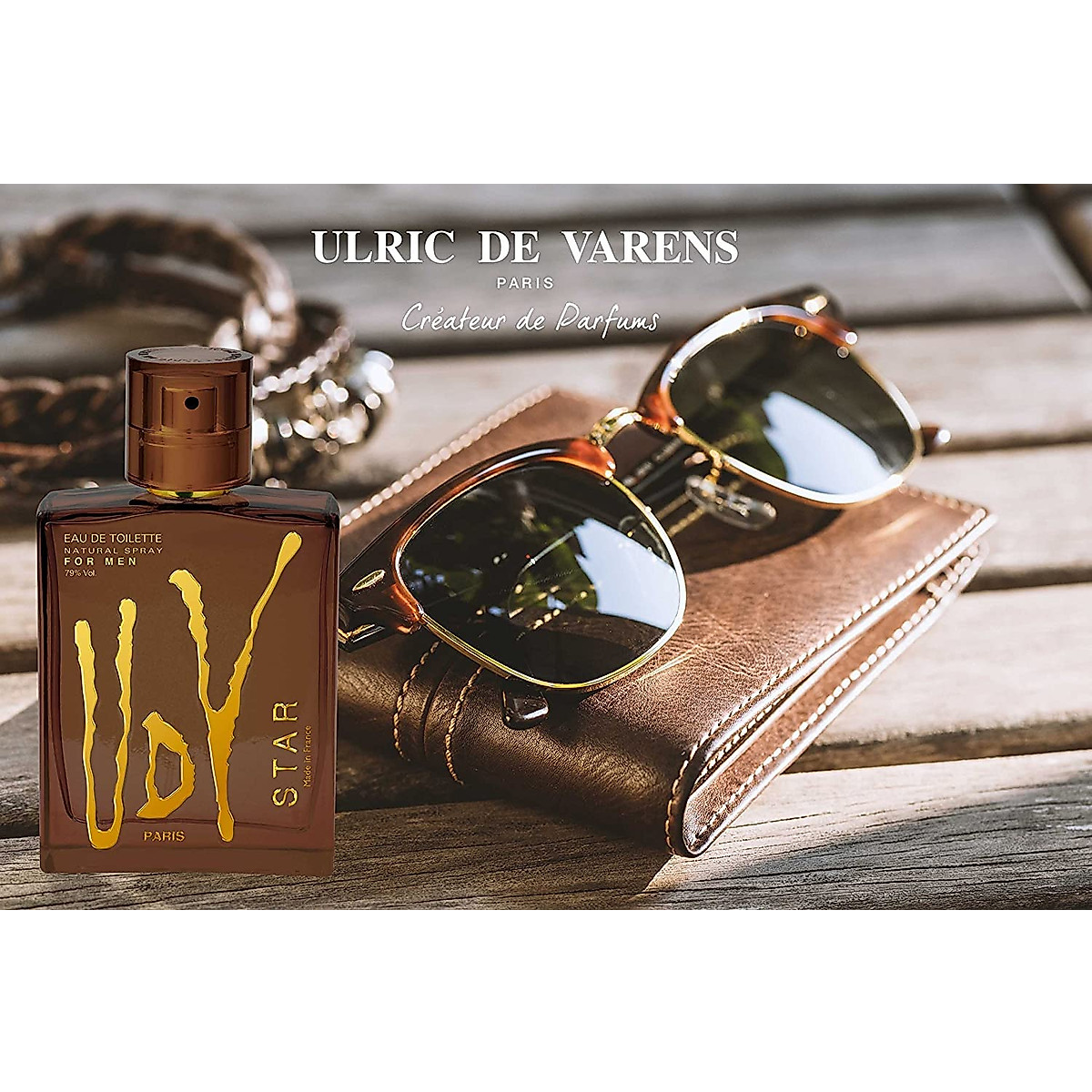 ULRIC DE VARENS UDV STAR EDT 200ML SPRAY 100ML + DEODORANT