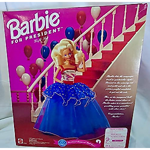 Barbie For President Gift Set - Toys R Us Limited Edition Doll - 1991 Mattel