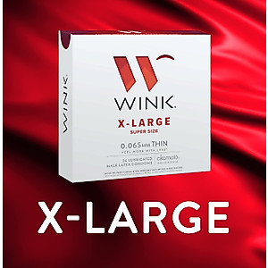WINK X-Large Condoms, 24 count