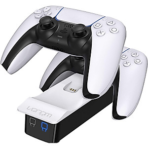 Venom PS5 Controller Twin Docking Station - White