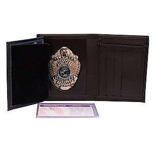Alaska State Trooper Recessed Badge Wallet (Cutout PF814)
