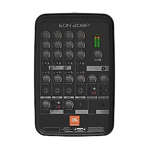 JBL Professional EON208P Portable All-in-One 2-way PA System with 8-Channel Mixer and Bluetooth, Black