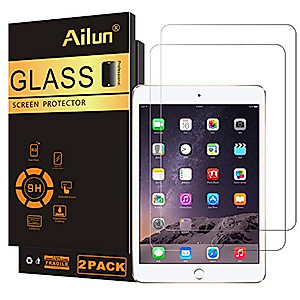 Ailun Screen Protector for iPad (9.7-Inch,2018/2017 Model,6th/5th Generation),iPad Air 1,iPad Air 2,iPad Pro 9.7-Inch 2016,Tempered Glass Film,Apple Pencil Compatible,Case Friendly