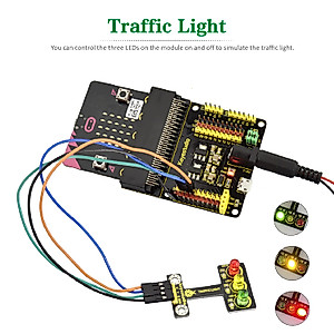 KEYESTUDIO 45 Sensors Starter Kit for BBC Microbit V2.2 V2 V1.5 (Without Micro:bit), Sensor ...