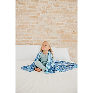 Copper Pearl Three-Layer Baby Blanket: Soft Baby Quilts for Boys and Girls | Breathable, Cozy, Toddler Blanket | Baby Quilt for Newborns | 46x46 Premium Polyester/Rayon | Cookie Monster