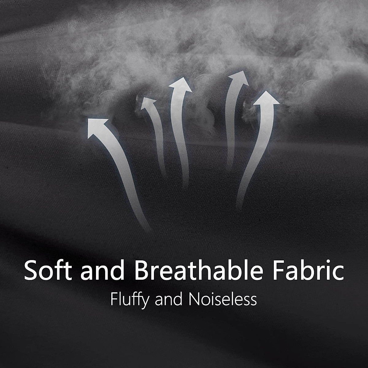 TEXARTIST Premium 2100 Series Queen Comforter All Season Breathable Cooling Black Comforter Soft 4D Spiral Fiber Quilted Down Alternative Duvet with Corner Tabs Luxury Hotel Style (88"x88")