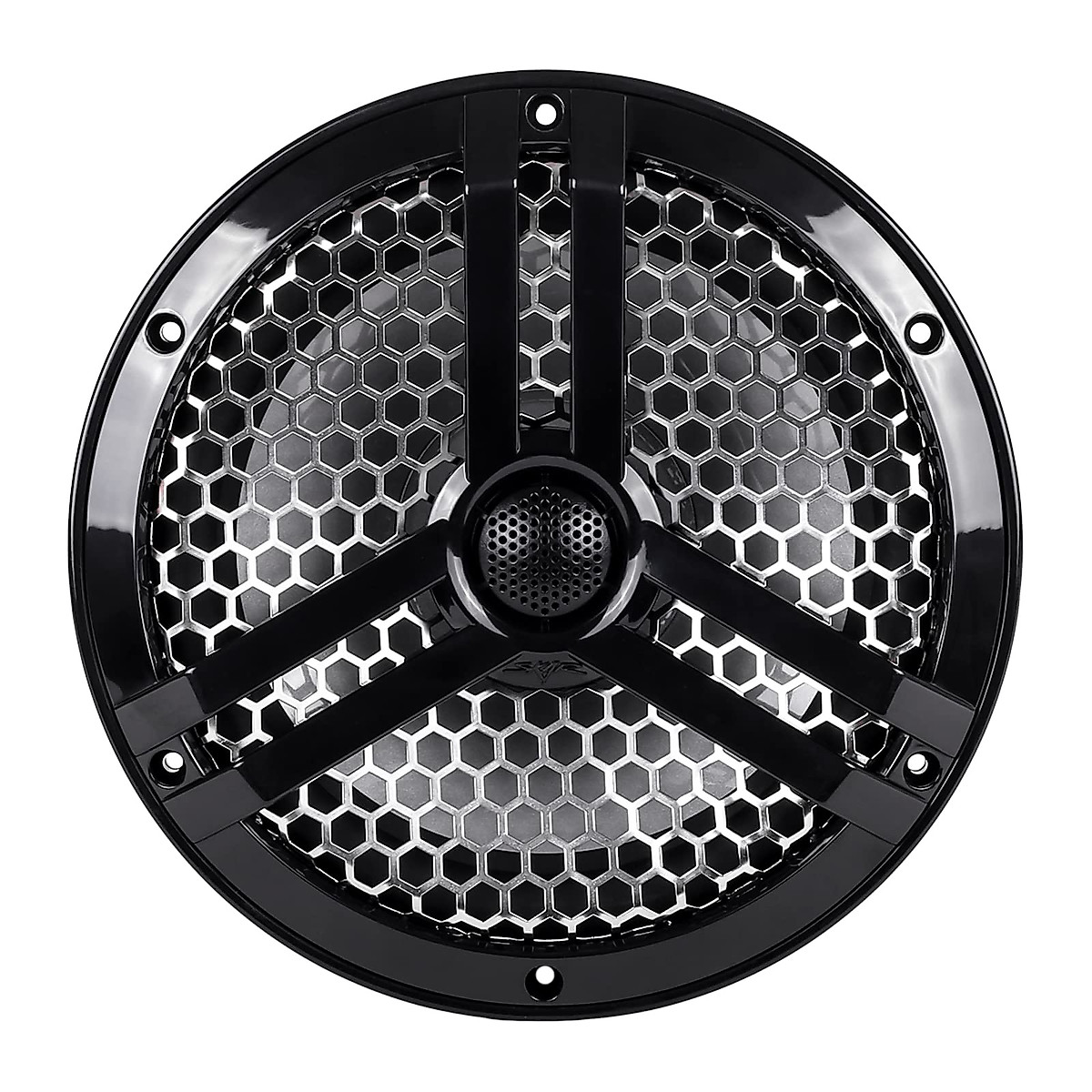 Skar Audio SK8MB 8" 2-Way Marine Full Range 500 Watt Coaxial Speakers, Pair (Black)