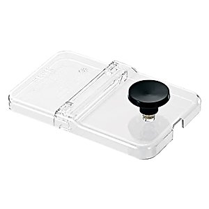Server Products Dispenser Jar Lid, Clear Plastic 1/9-Size Jar Hinged Lid for Condiment Dispenser Jars, 87253, Compatible with Server 1/9 Size Fountain Jars