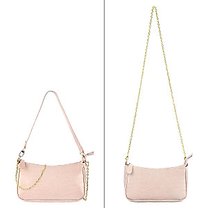 Classic Vegan Leather Small Crossbody Handbag - Rectangle Camera Travel Purse Satchel Shoulder Messenger Bag (Mini Satchel Tote - Embossed Beige)