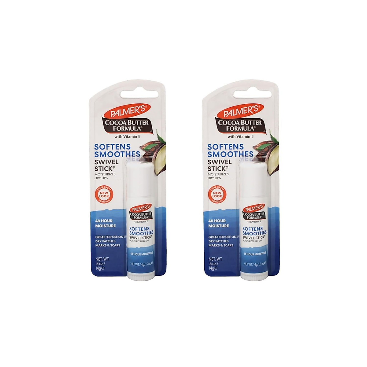 Palmer's Cocoa Butter Formula with Vitamin E Swivel Stick, .5 Oz. 2 Pack.