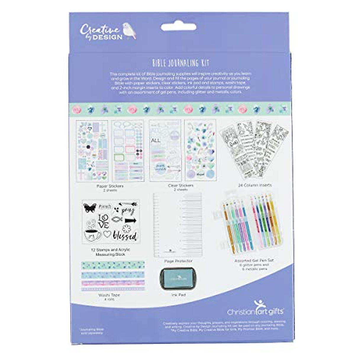 Purple Bible Journaling Kit