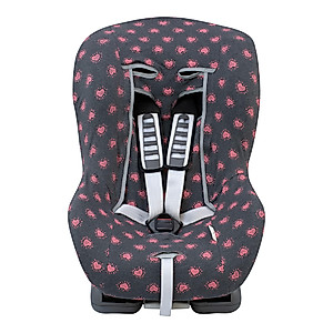 JYOKO Kids Cover Liner Universal Car Seat Compatible with Britax, Chicco, Mico (Without Head Support) (Flúor Heart)