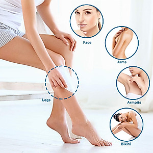 ANLOME Body Wax Strips for Face Legs Underarms Brazilian Bikini Women, Wax Hair Removal with 36 Strips