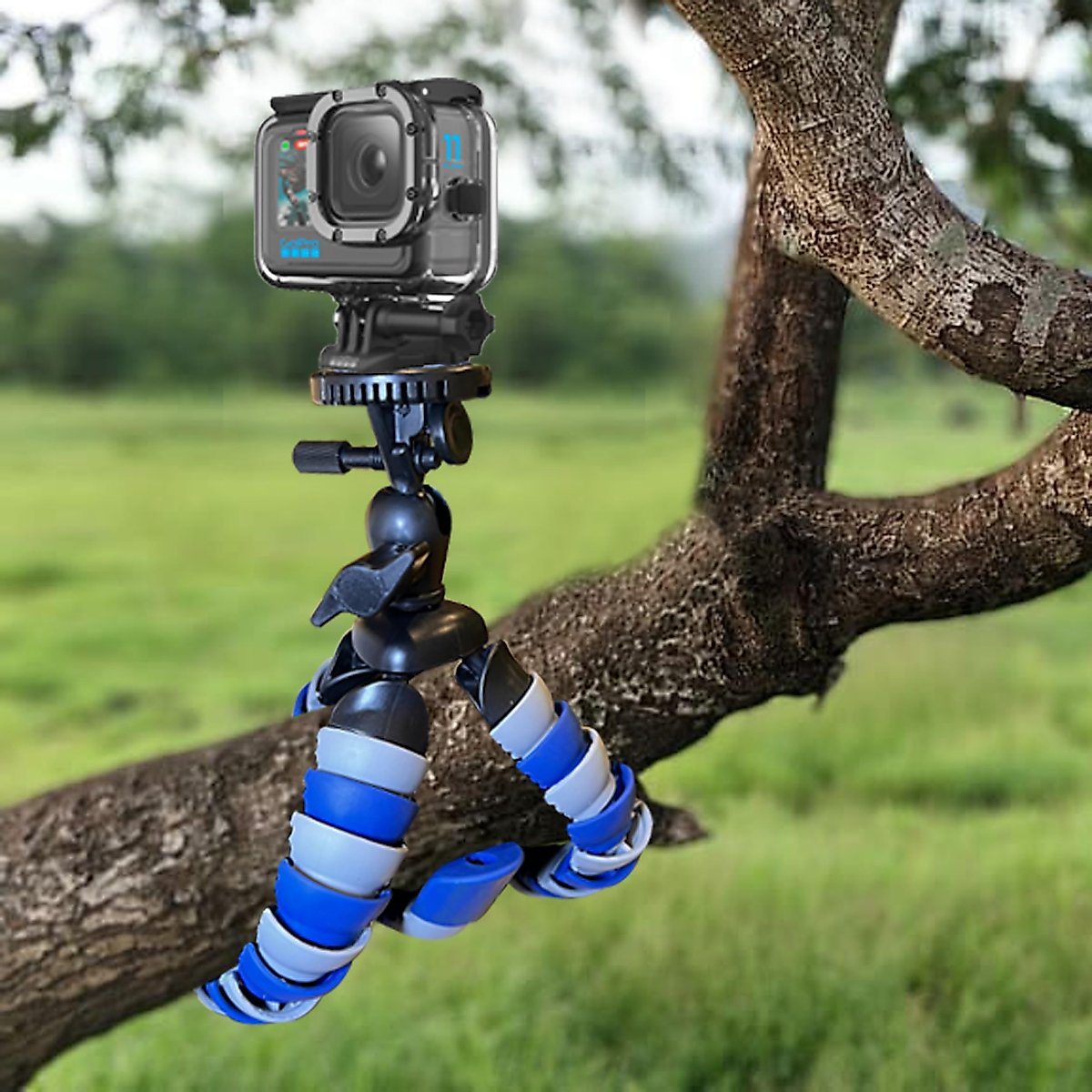 Digital Camera Tripod, Compatible with Ricoh Theta SC2 4K 360 Digital Camera, Flexible Tripod - for Digital Cameras and Camcorders Approx Height 13 inches