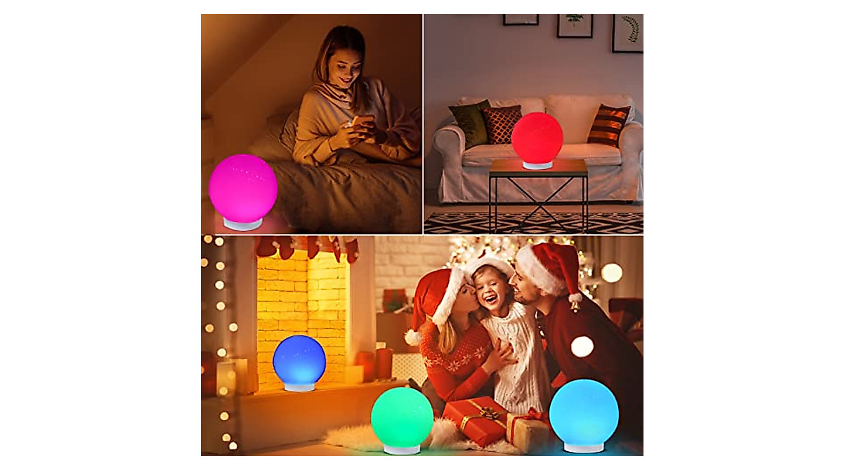 Solar Pool Lights Floating, IP68 Waterproof Hot Tub Light Glow Balls ...