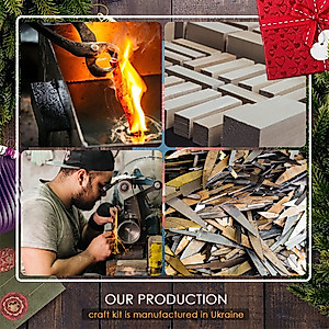 BeaverCraft DIY06 Santa Whittling Kit – Wood Carving Kit for Beginners – Wood Carving Tools Set, DIY Crafts for Adults – Woodworking Kits for Kids&Teens – Hobby Kits for Adults, Woodworking Gifts